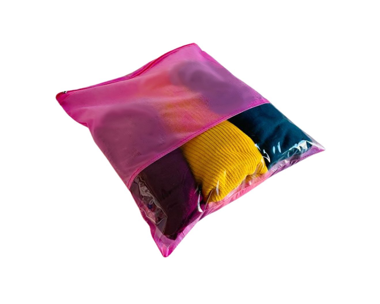 Sacos Tnt Para Guardar Roupas Com Visor E Zíper Kit 20 Unid.:Pink ...