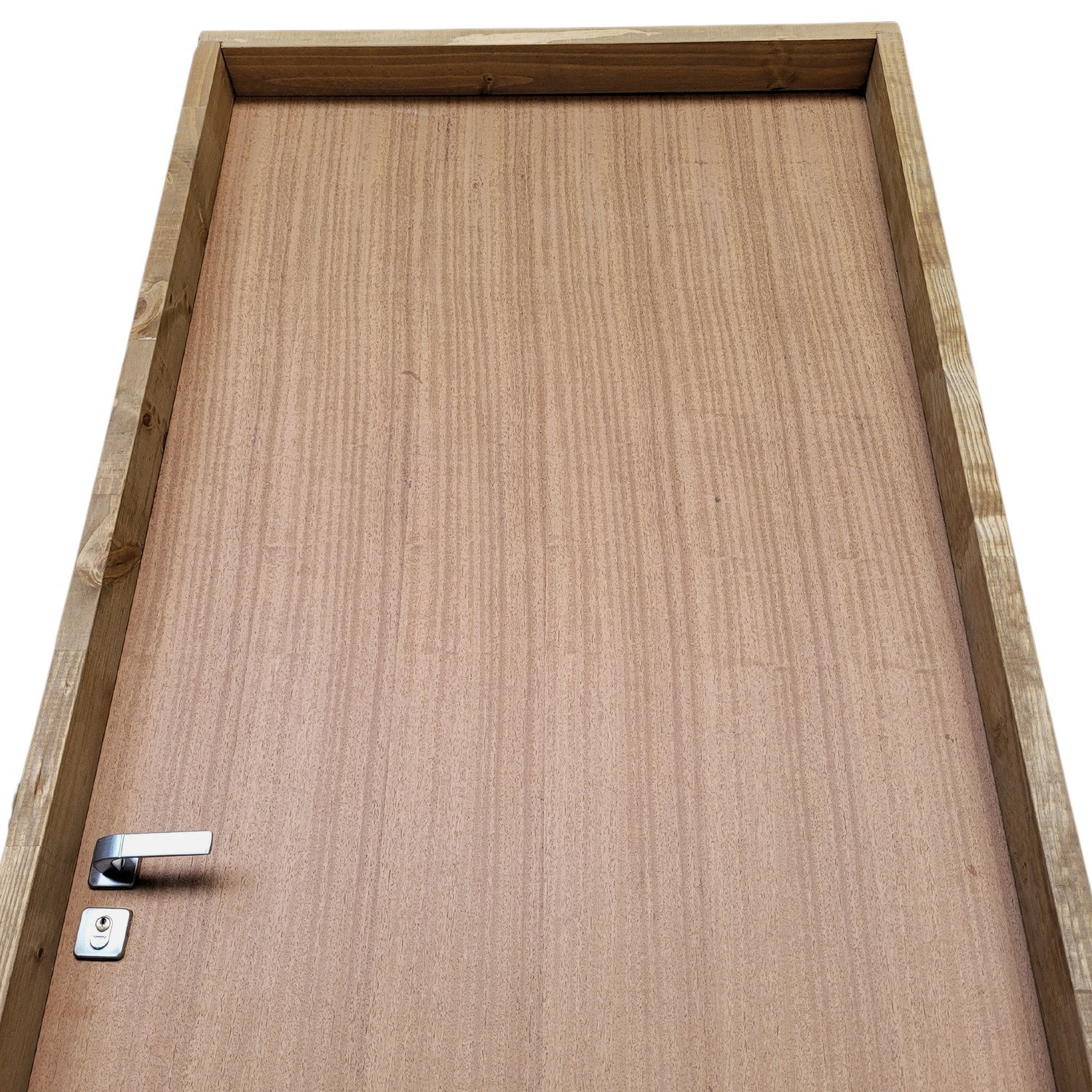 Kit Porta de Madeira Lisa Angelim 210x92cm Batente 14cm Uniportas ...