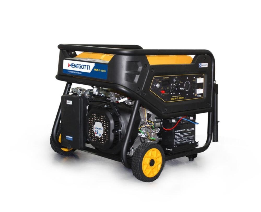 Gerador MGR-G6500 Mono 110/220V 6500W P. Elétrica Gas 13HP | MadeiraMadeira