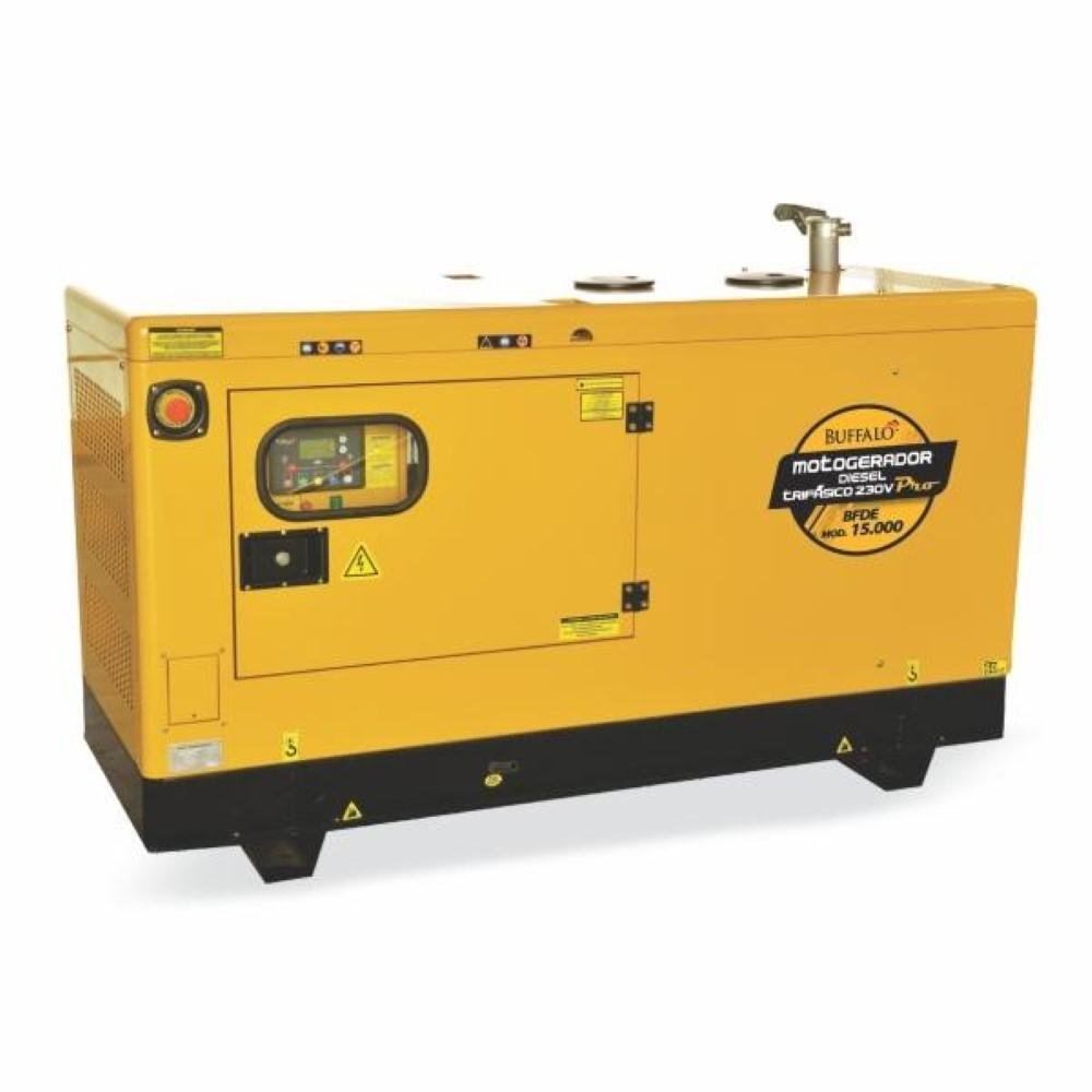 Motogerador Diesel Buffalo 15kva Cabinado Trifásico 127/220v Partida ...