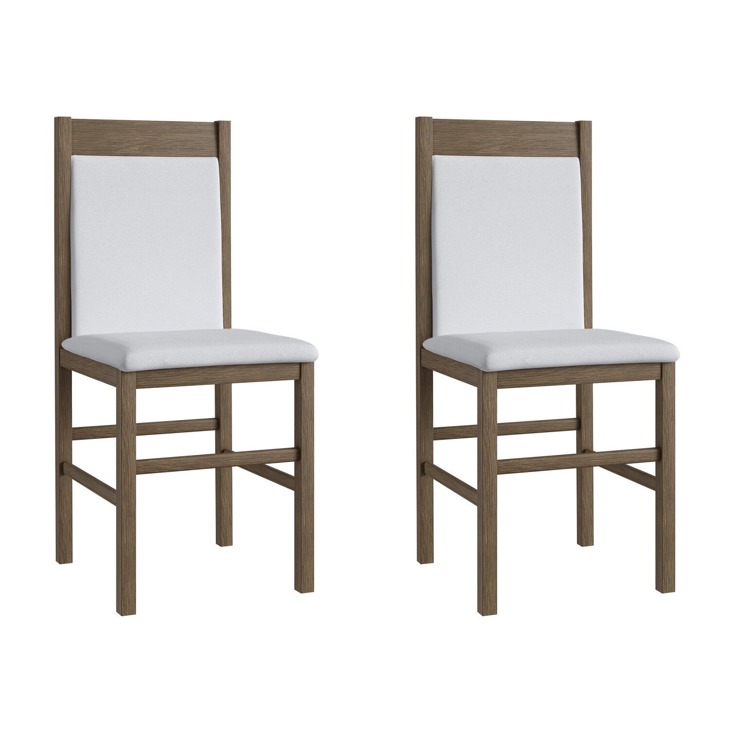 Duas Cadeiras para Sala de Jantar Madeira Maciça 600 | MadeiraMadeira