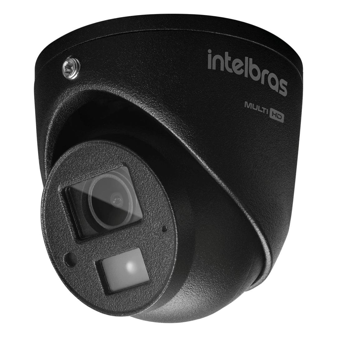 Kit 4 Câmeras Intelbras VHD 3220 Mini Dome Black c/ Mic e IR ...
