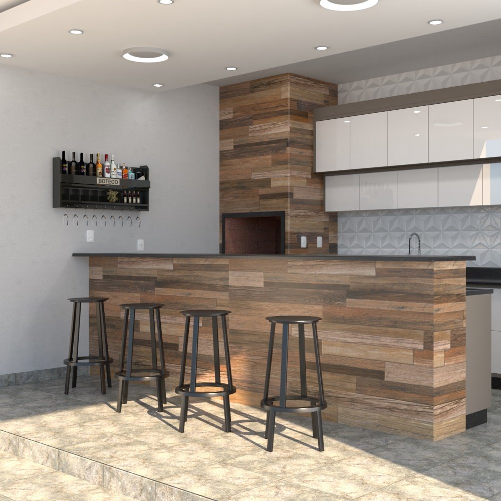 Barzinho De Parede Bar Adega Vinhos Bebidas Porta Taças Tabaco Mdf ...