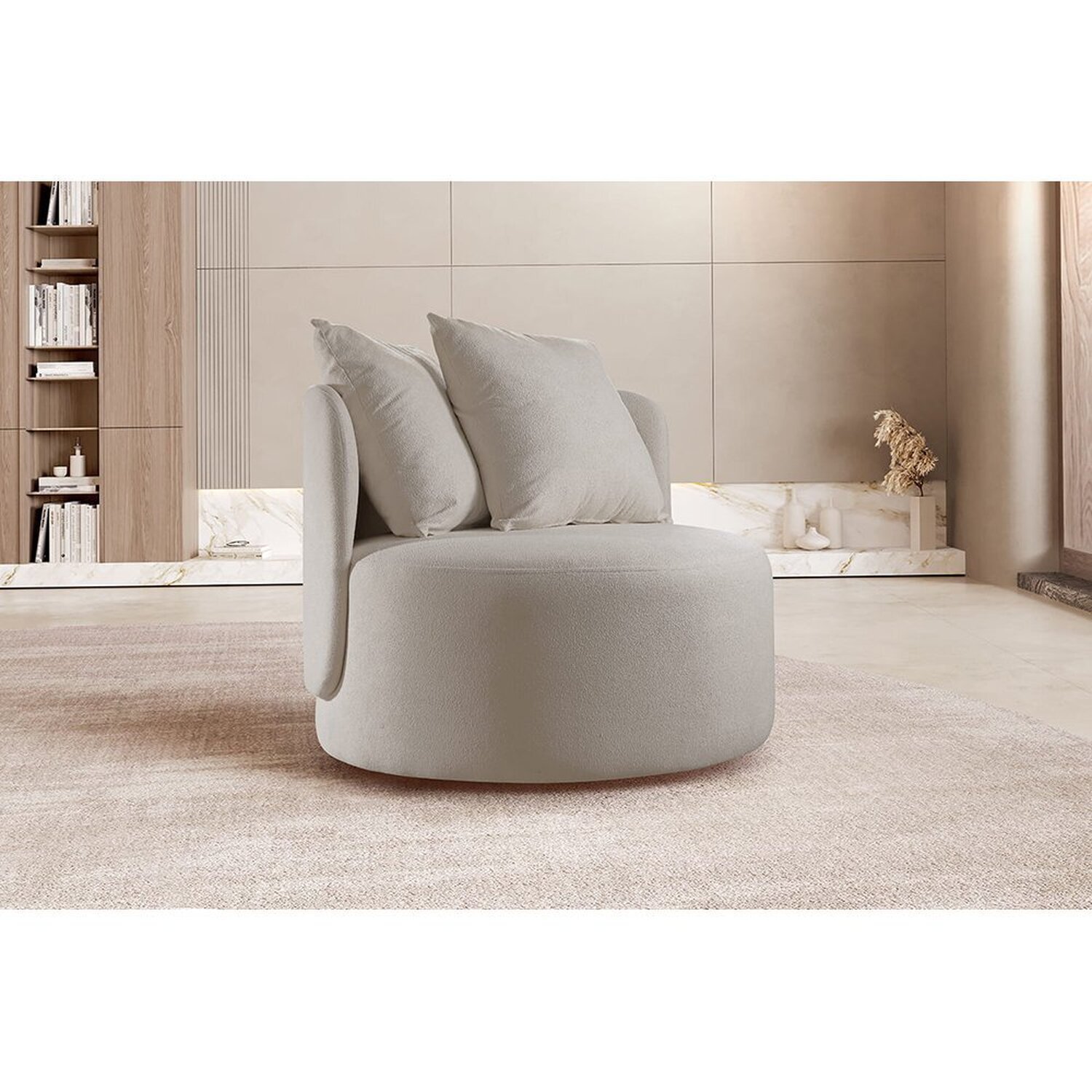 Poltrona Redonda Orgânica Moon | MadeiraMadeira