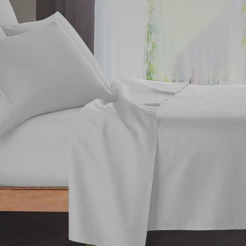 Lençol Solteiro Profissional 180 Fios 100% Algodão sem Elástico - Linea ...