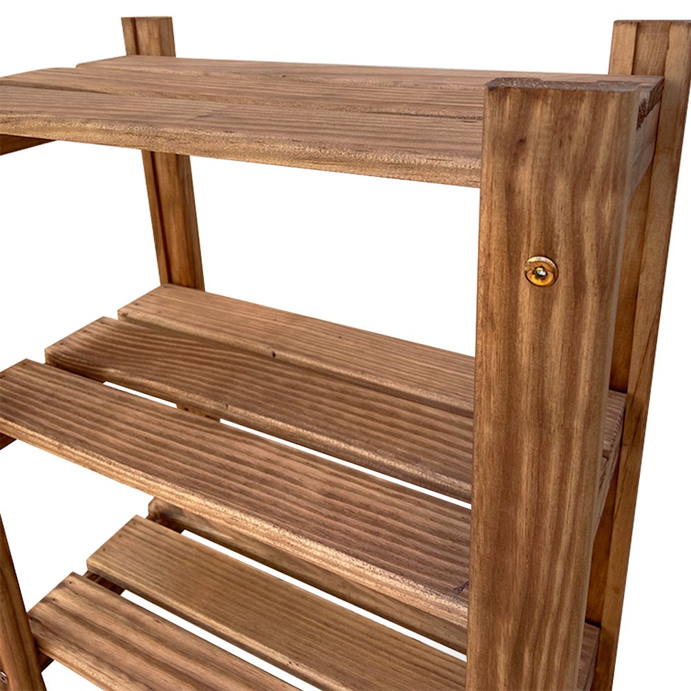 Estante Multiso de Madeira Pinus Padrão Rústica Pequena - Tarimatã ...