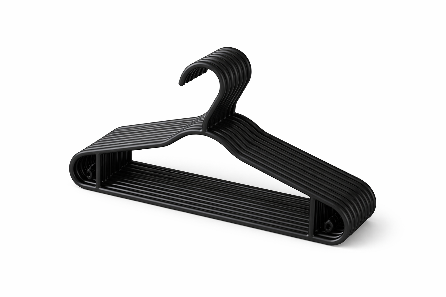 Cabides Slim Preto - Conjunto com 10 Unidades para Organizar Suas ...