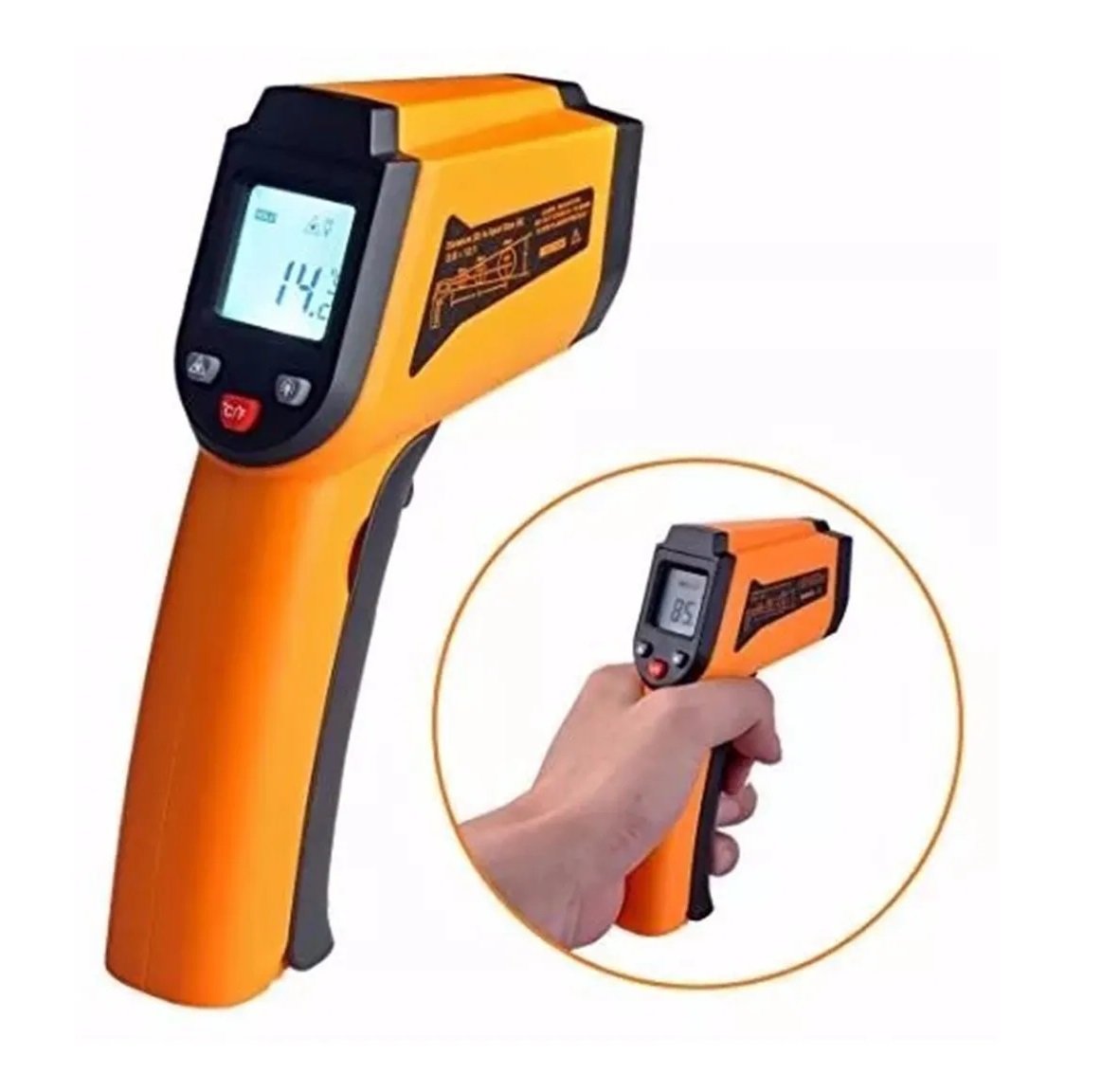 Termômetro Infravermelho Digital Laser Temperatura -50/350ºc ...