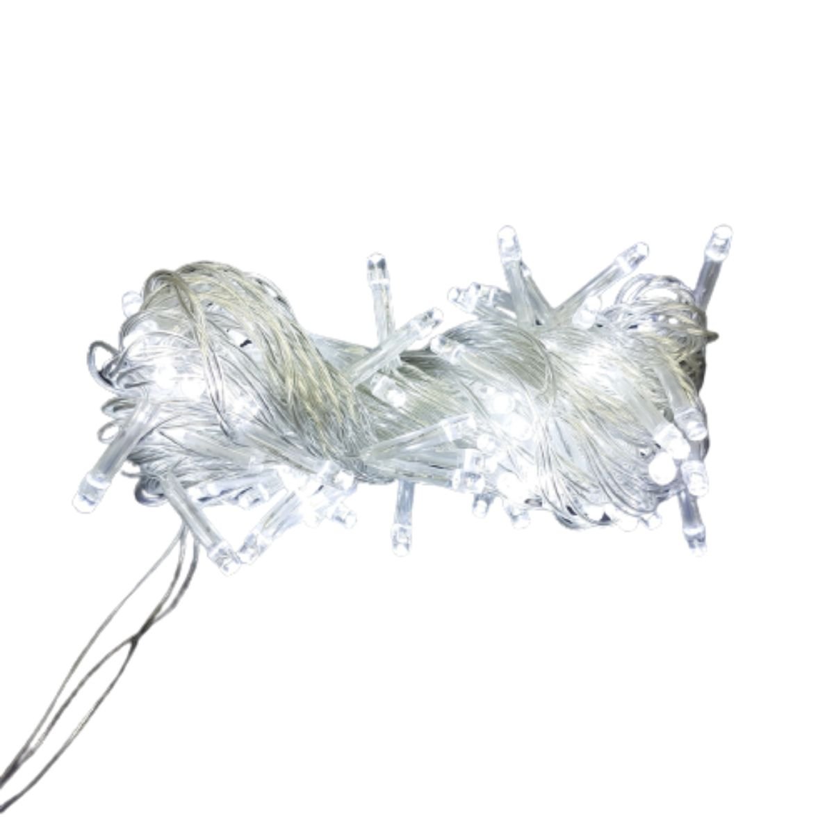 Pisca-pisca Led 100 Luzes Fio Transp 9 Metros 127v Branco | MadeiraMadeira
