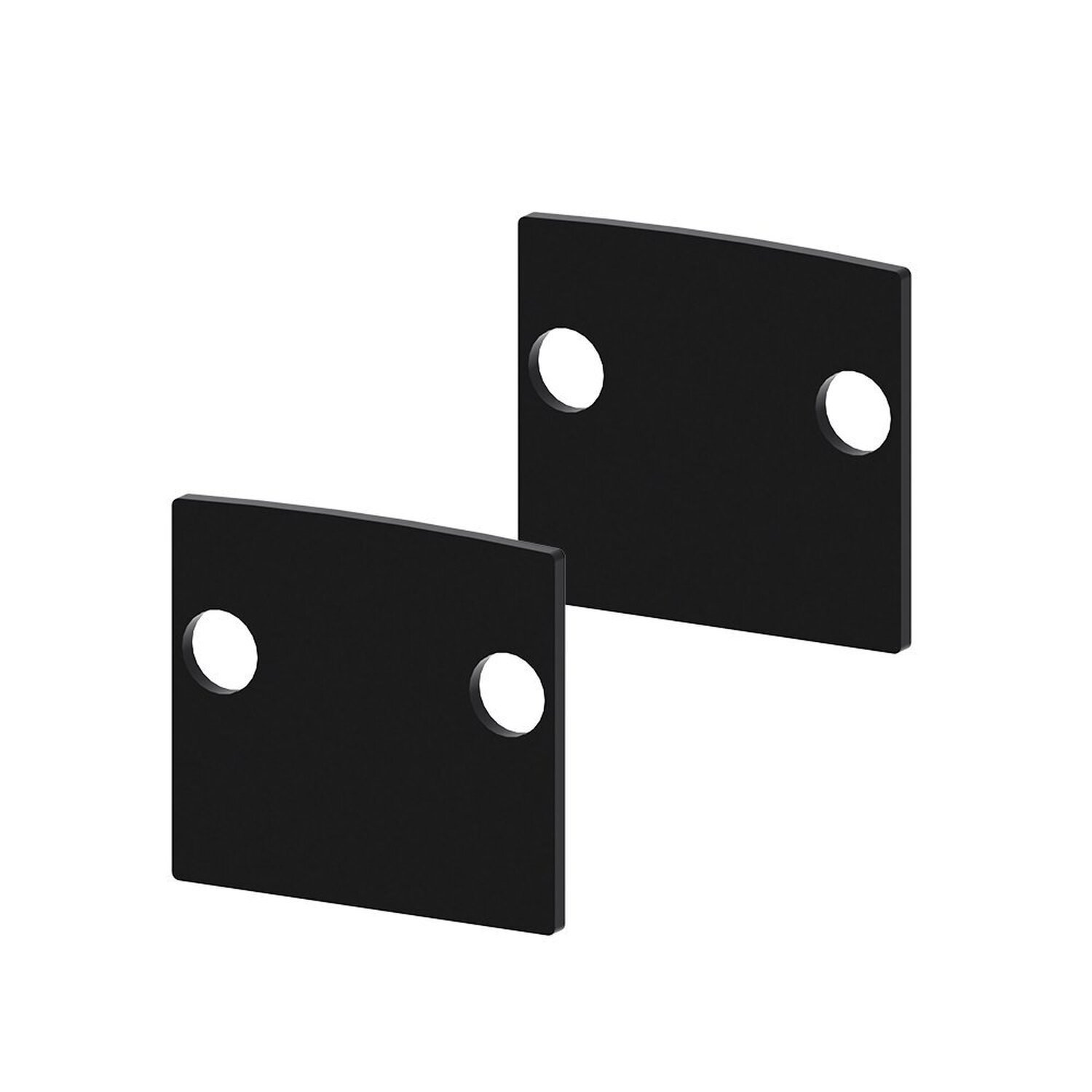 Acessórios Perfil Apex 24x23 Tampa / Presilha Sobrepor Preto Fosco ...