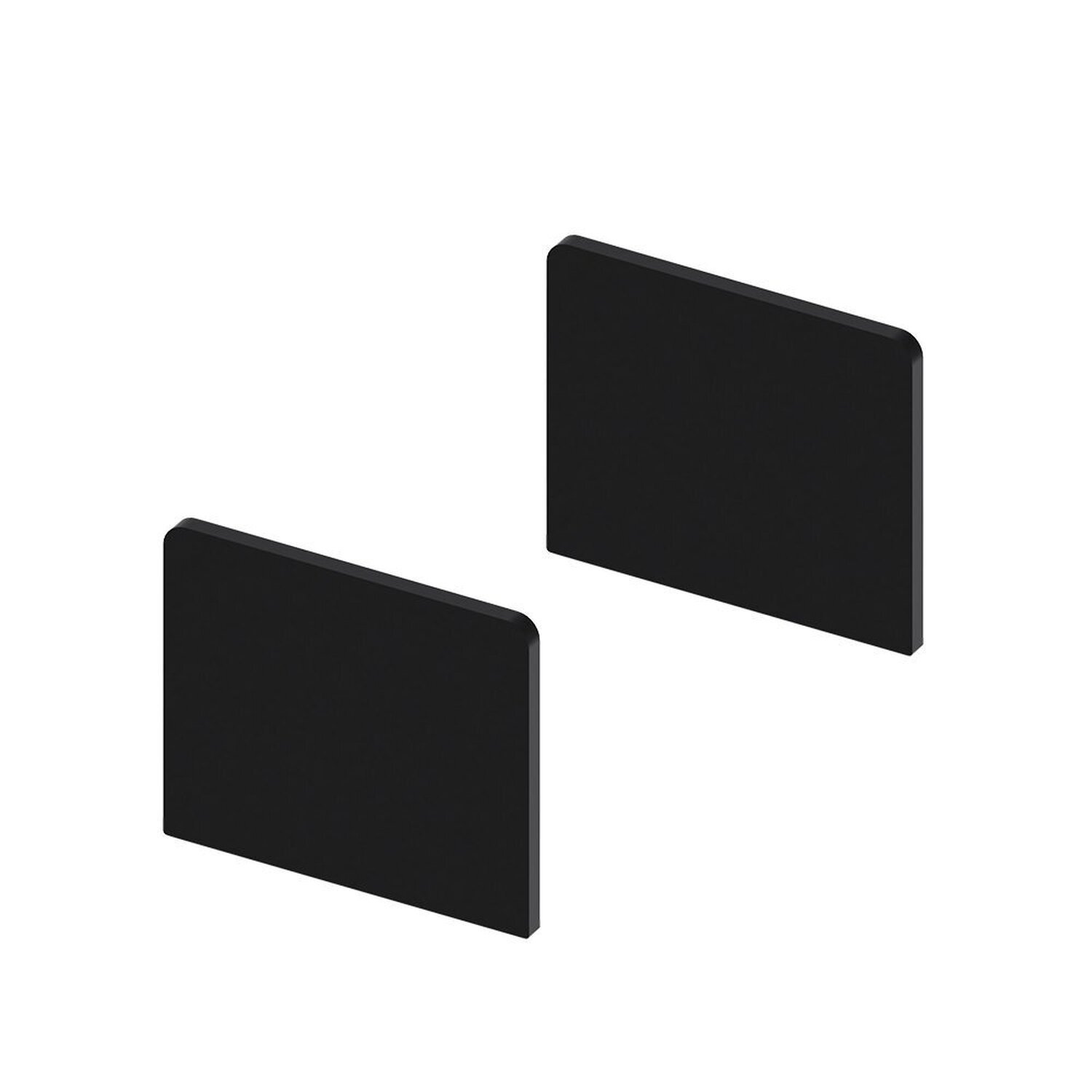 Acessórios Perfil Cimo 20x17 Tampa Sobrepor Preta | MadeiraMadeira