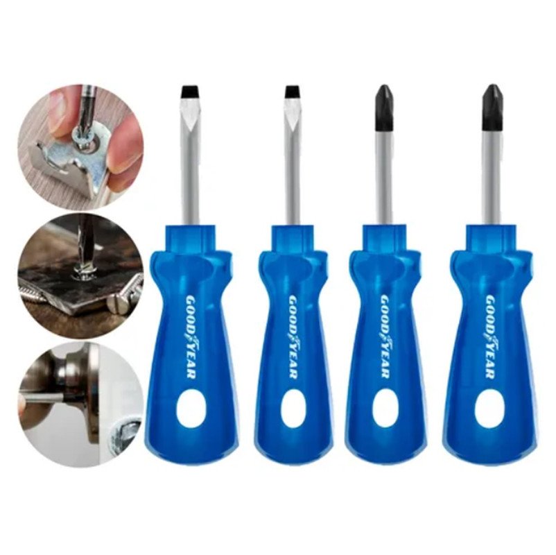 Mini Kit Chave de Fenda e Phillips | MadeiraMadeira