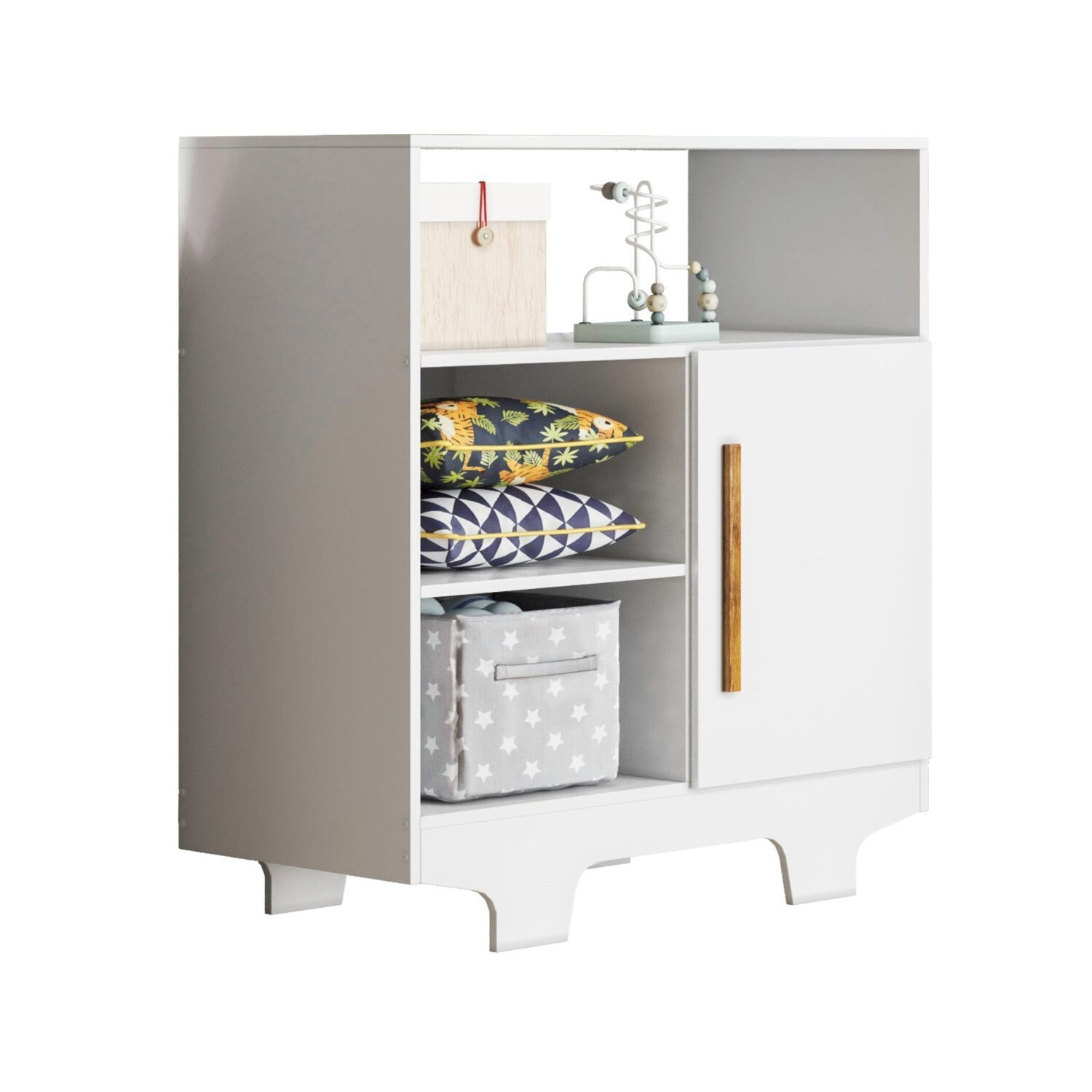 Quarto de Bebê Completo com Guarda-roupa, Berço e Cômoda Encantado ...