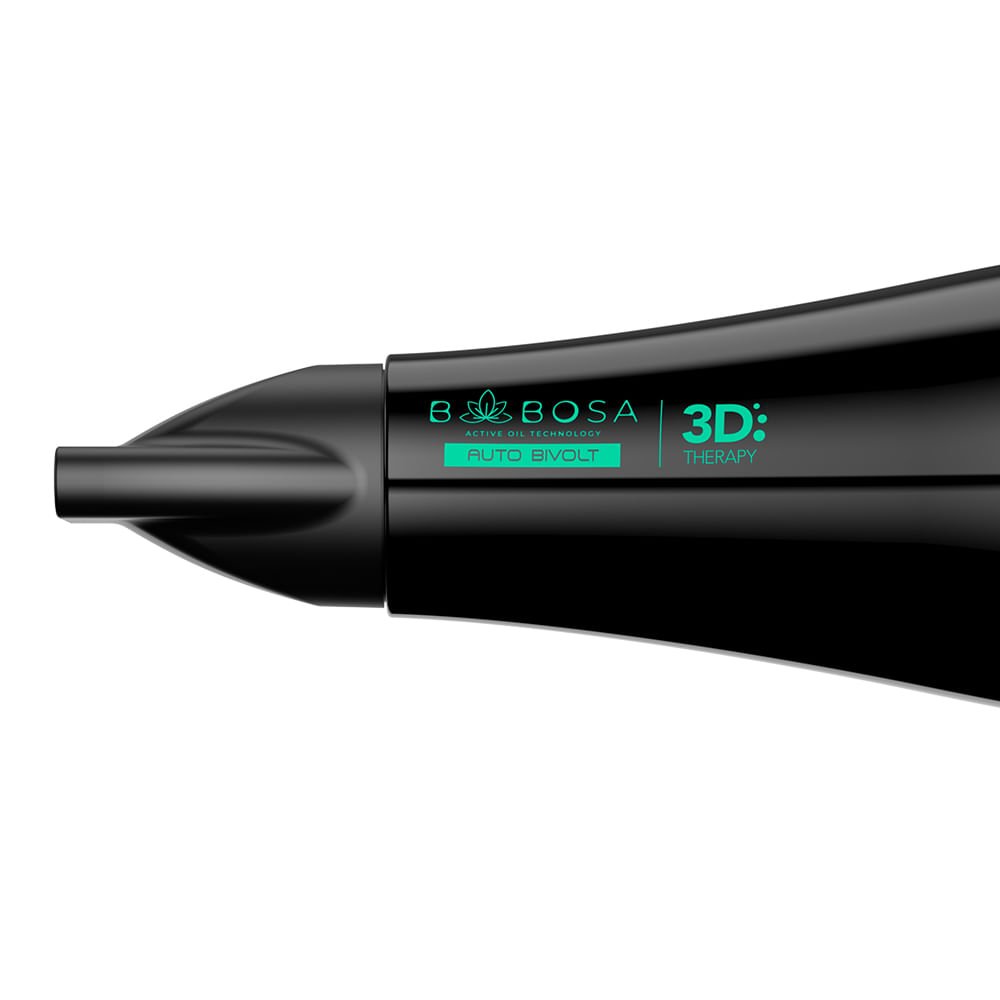 KIT BIVOLT - BABOSA 3D THERAPY ULTRA ION 2200W + PRANCHA TAIFF STYLE ...