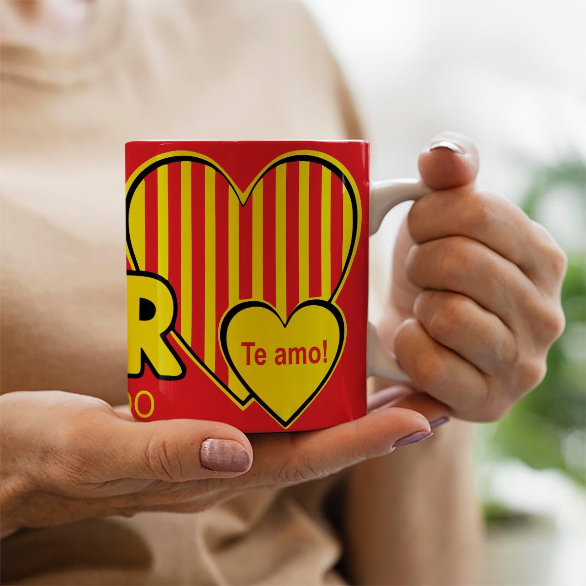 Caneca mae amor maior do mundo | MadeiraMadeira