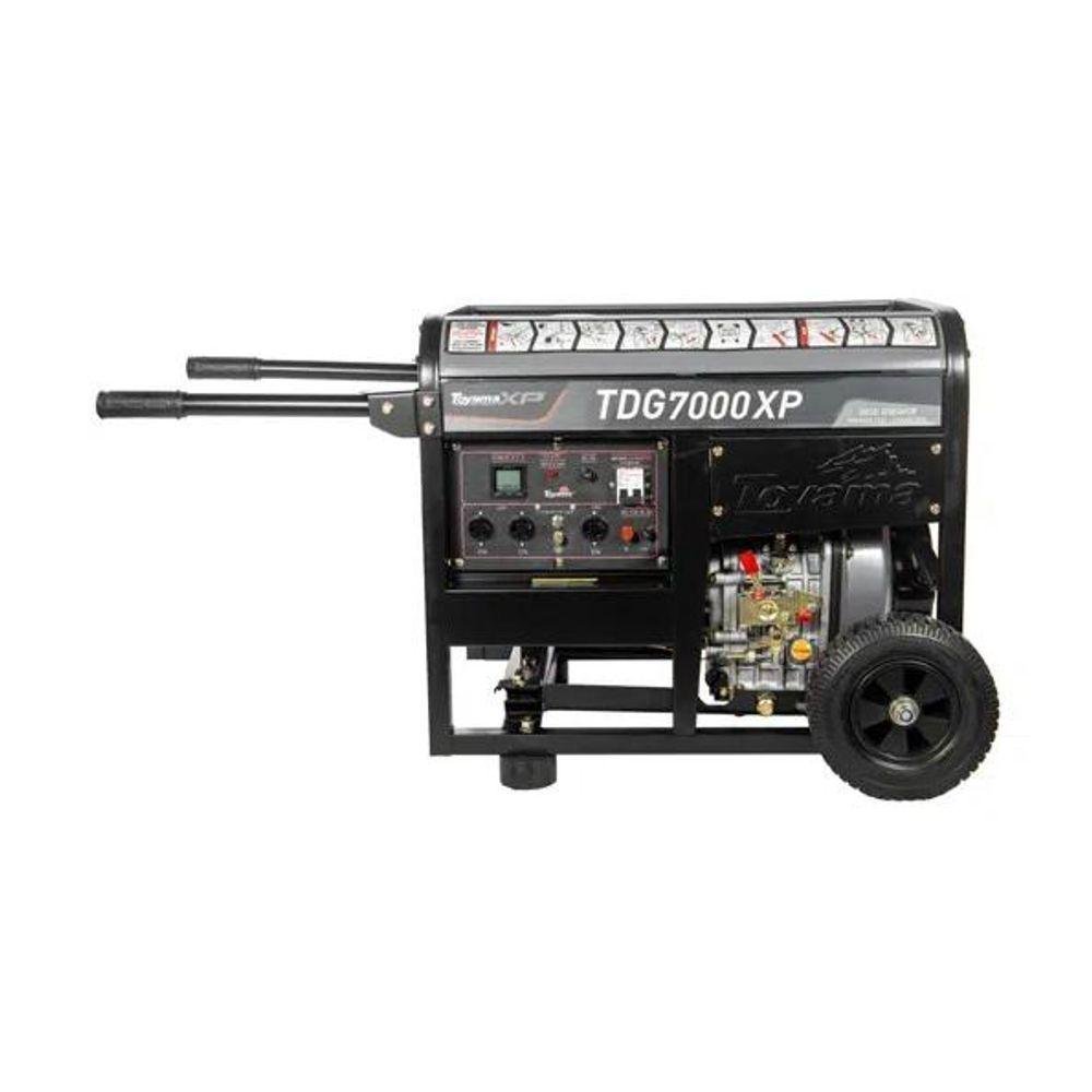 Gerador Diesel Toyama Refrigerado À Ar 6000w Bivolt | MadeiraMadeira
