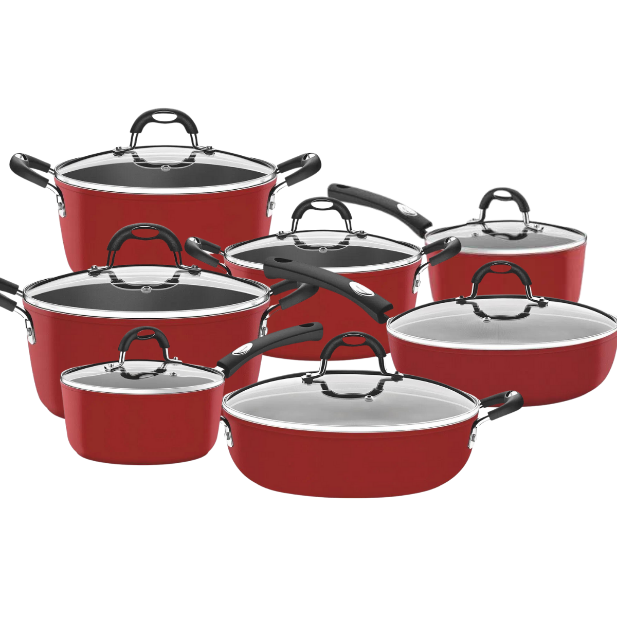 Jogo de Panelas Tramontina Antiaderente Cooktop Fogão Indução Monaco ...