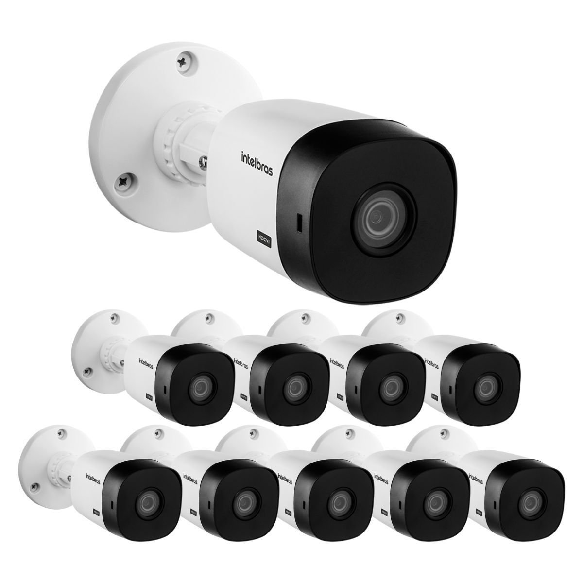 Kit 10 Câmeras Hdcvi 2 Megapixels Full Hd 20m Vhl 1220 B G8 Intelbras ...