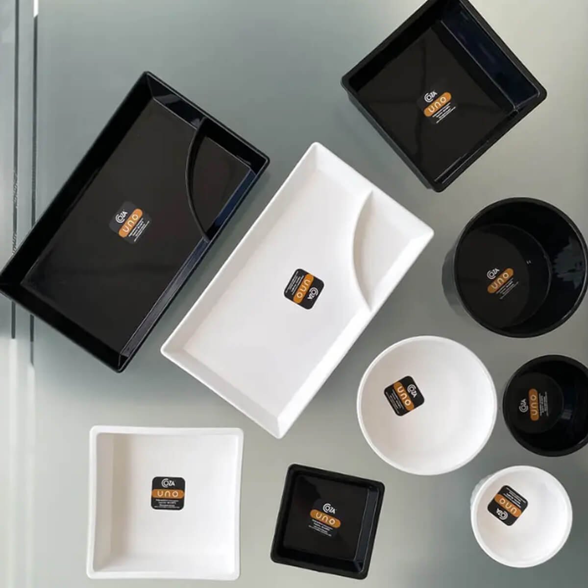 12 Pratos de Sushi Comida Japonesa com Porta Shoyu Branco Restaurante ...