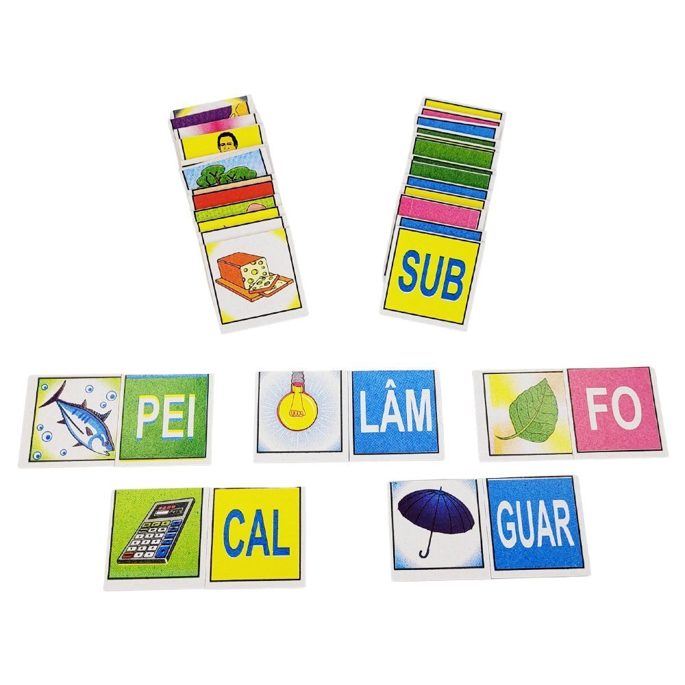 Jogo Da Memória Infantil Educativo Sílabas Iniciais Figuras ...