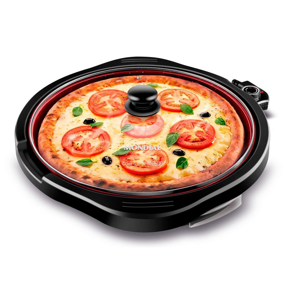 Grill Redondo Mondial Cook & Grill 40 G-03-RC 1270W Preto - 127V ...