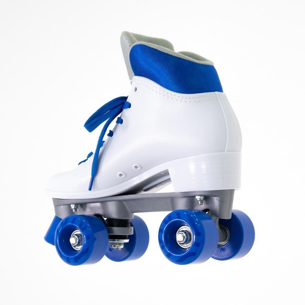 Patins Go Quad Basic Rolamento 608Zz Bel Bco E Azul - 38 | MadeiraMadeira