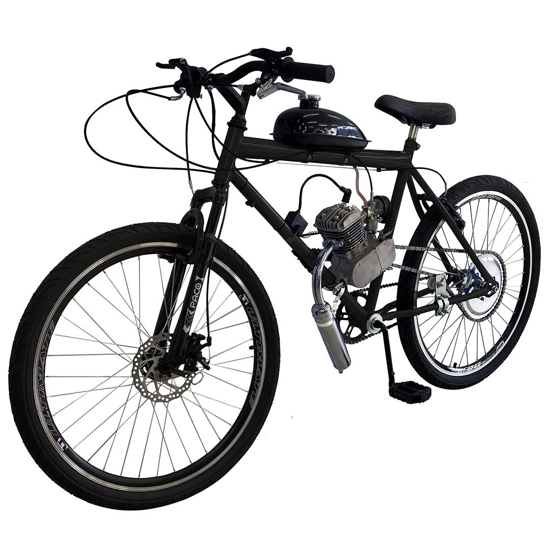 Bicicleta Motorizada 80CC Fr Disc/Susp MTB Rocket | MadeiraMadeira