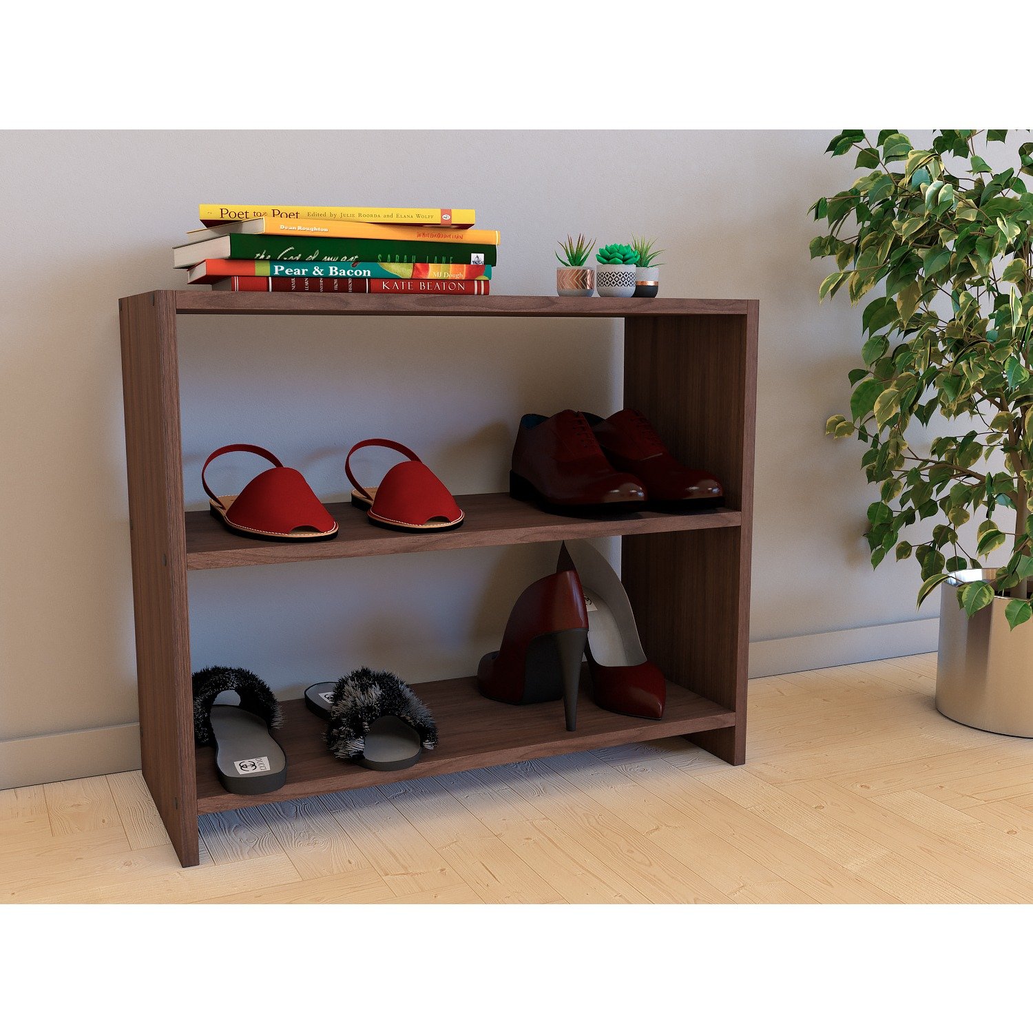 Sapateira Multiuso Pequena 60cm Canela | MadeiraMadeira