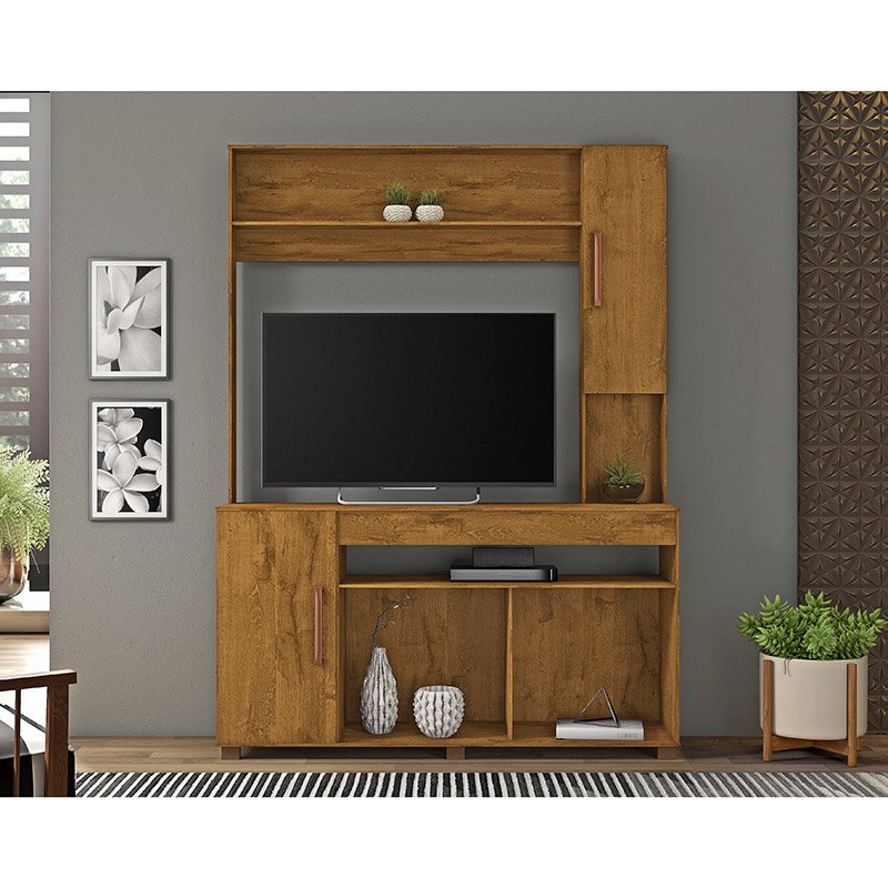 Estante Para Tv Até 43 Polegadas Doçura JCM - Cacau/Off White ...