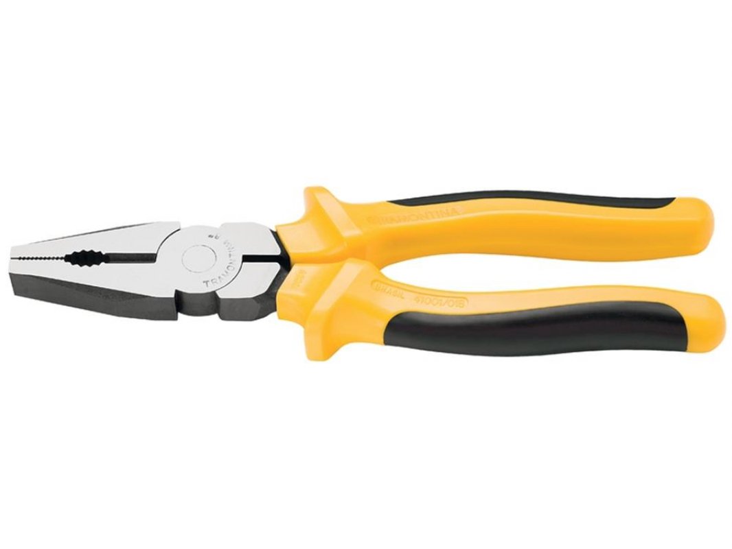 ALICATE UNIVERSAL 8 FORJADO EM ACO ESPECIAL EMPUNHADURA DUPL | MadeiraMadeira