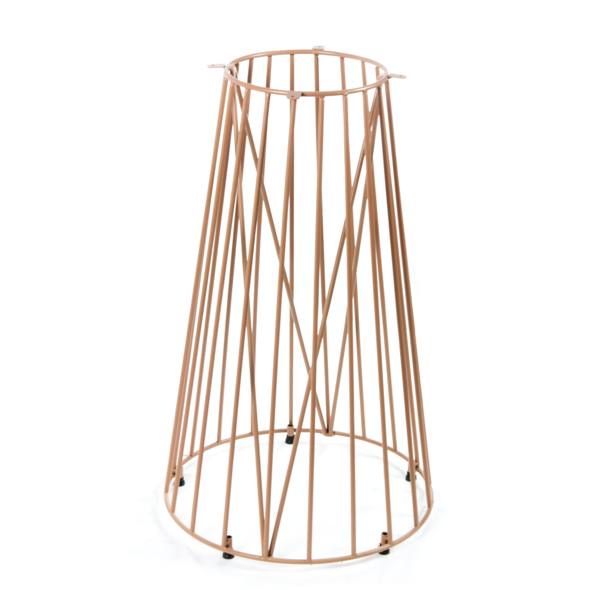 Base de Metal para Mesa de Jantar Diâ Sup 25 Cm Cobre Raiada ...