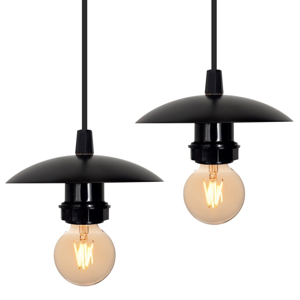 Luminária Pendente Bocal Simples Suporte Madeira Pinus – Soquete E-27 ...