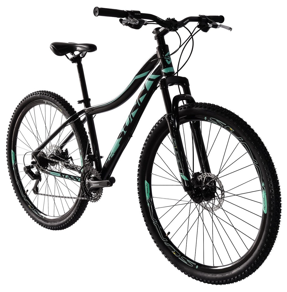 Bicicleta Feminina Aro 29 Sunn 21 Velocidades Shimano - Verde claro ...