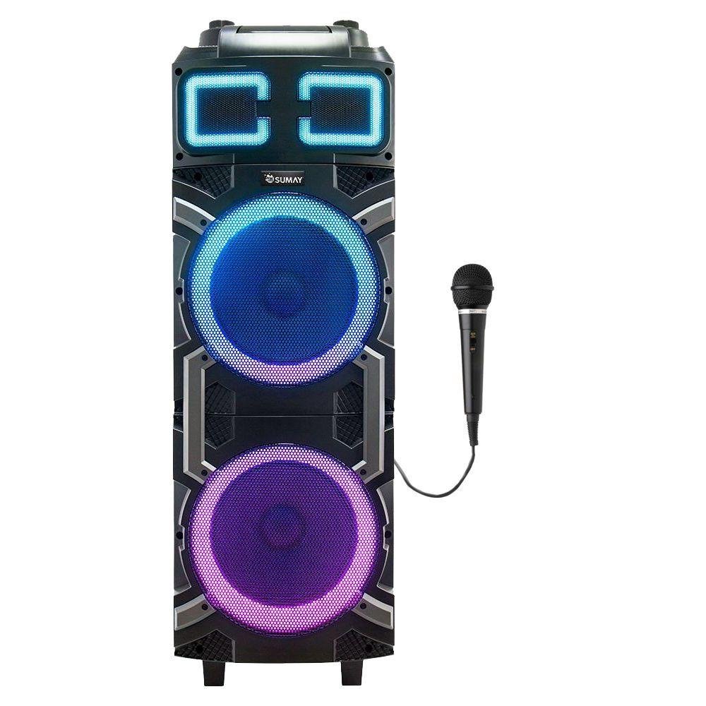 Caixa de Som Vibe One Sm-cap41 Sumay 1400w - 1 Microfone | MadeiraMadeira