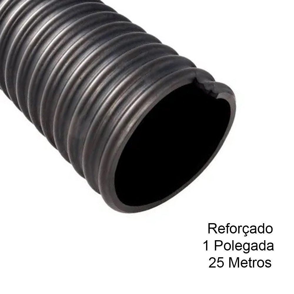 Conduite Corrugado 25 Metros Eletroduto 1 Polegada Passagem Fio ...