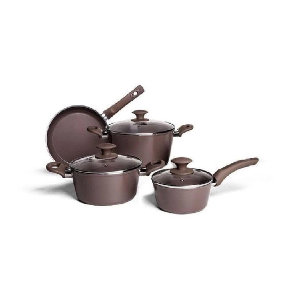Jogo De Panelas Brinox Ceramic Life Optima Indução | MadeiraMadeira