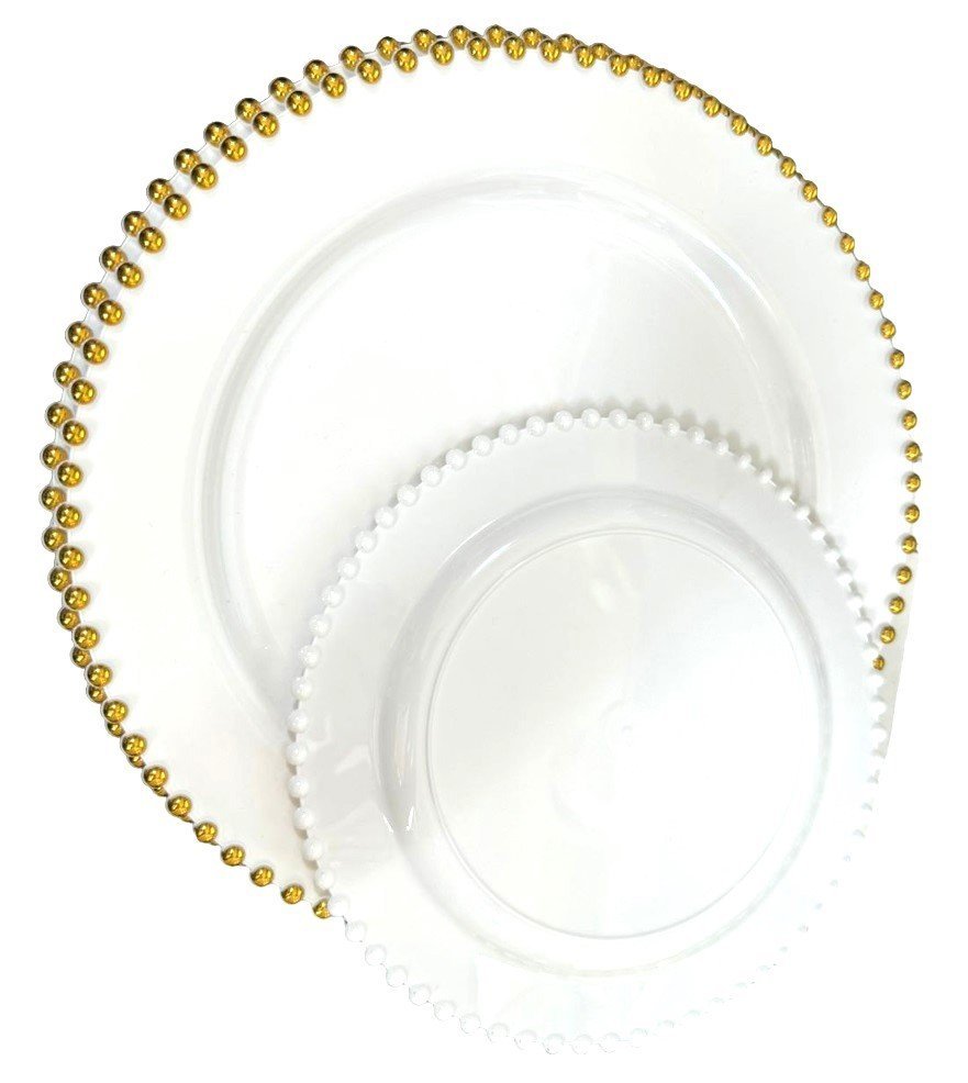 Mesa Posta Natal Dourado 12 Pratos + 18 Talheres- Plástico | MadeiraMadeira