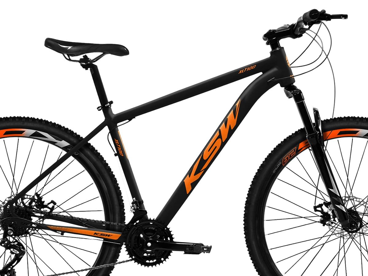 Bike Aro 29 Ksw Xlt100/200 24v com Shimano e Freios Mecânico Cor:preto ...