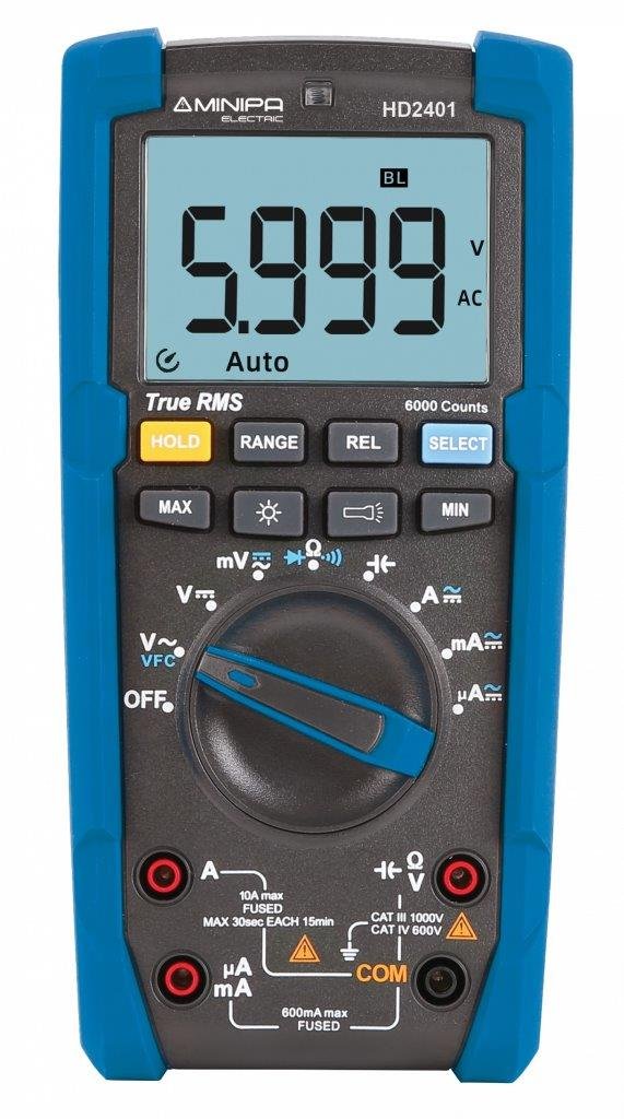Multímetro Digital Minipa Minipa HD-2401 | MadeiraMadeira
