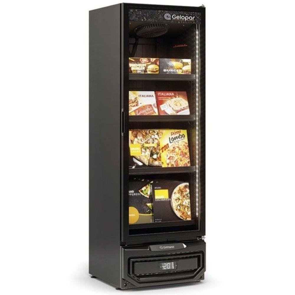Freezer Expositor Vertical 1 Porta de Vidro Gcvc45lb Gelopar Expositor ...