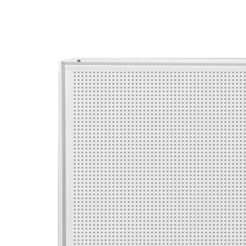Forro de Alumínio Modular Espaçoforro Perfurado Redondo 618 X 618 Mm ...