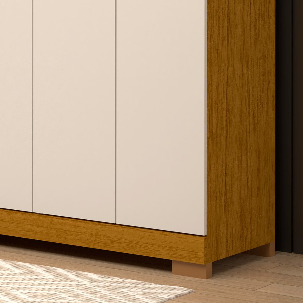 Roupeiro Acp Móveis Lana 6 Portas 2 Gavetas Internas | MadeiraMadeira