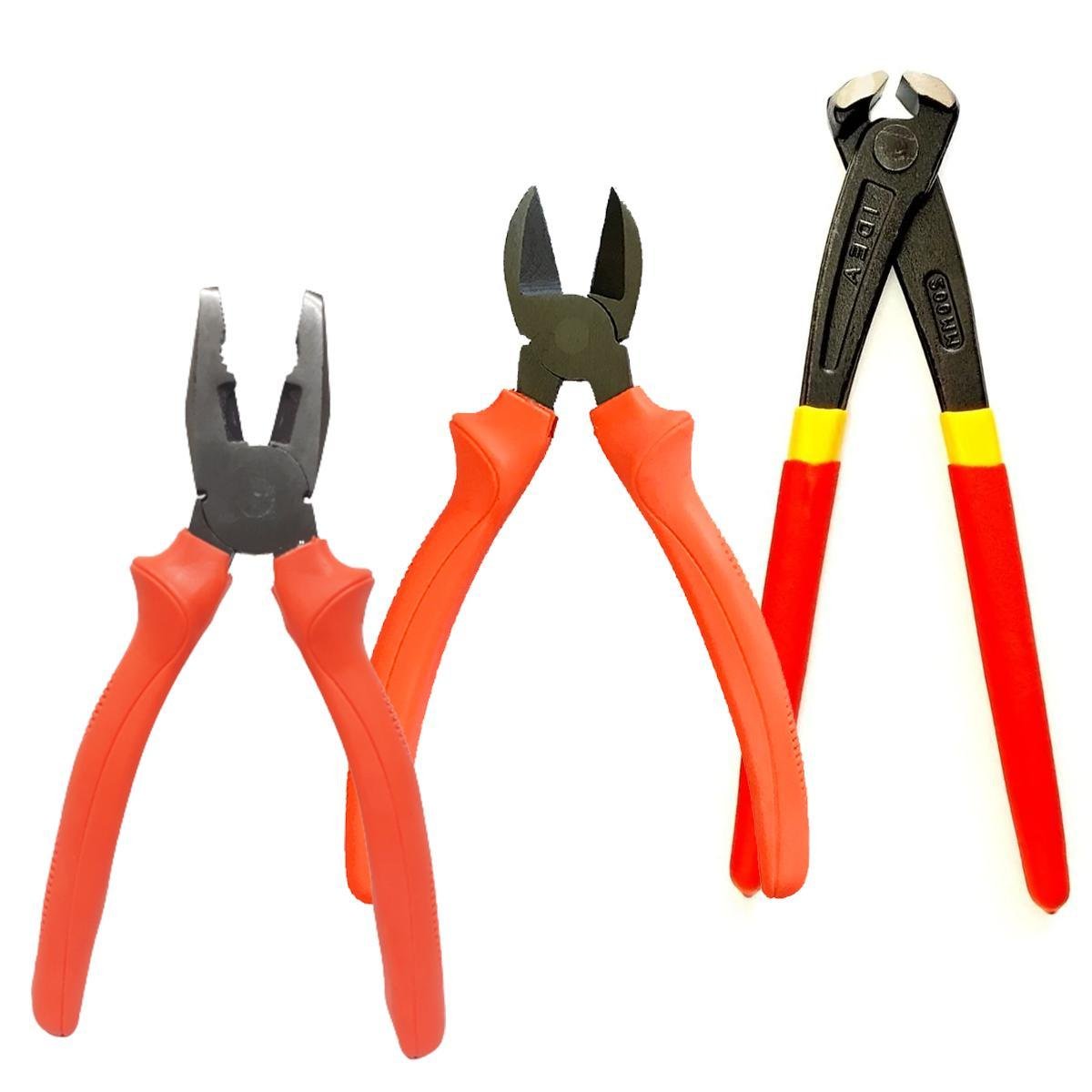 Kit Alicate Universal, Diagonal 8pol e Turquesa 9pol Premium ...