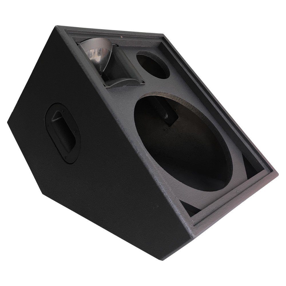 Gabinete para Monitor de Palco 3 Vias para Falante 12 polegadas + Super Tweeter + Corneta ...