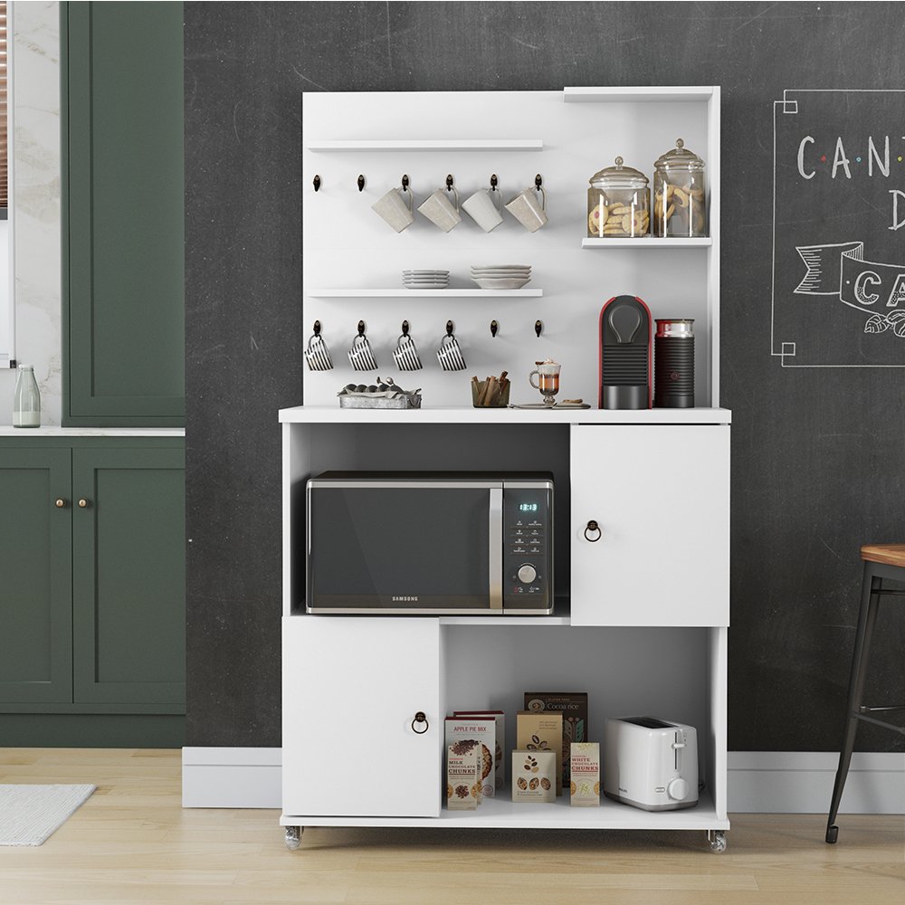 Armário Buffet Cantinho do Café Aconchego Branco - Patrimar ...