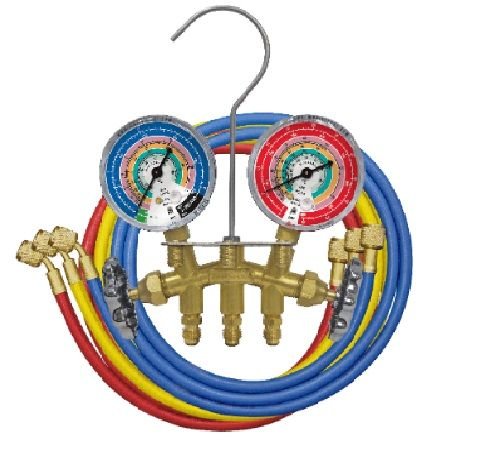 Manifold R134a R22 R12 R404a com Mangueiras 33636 Mastercool ...