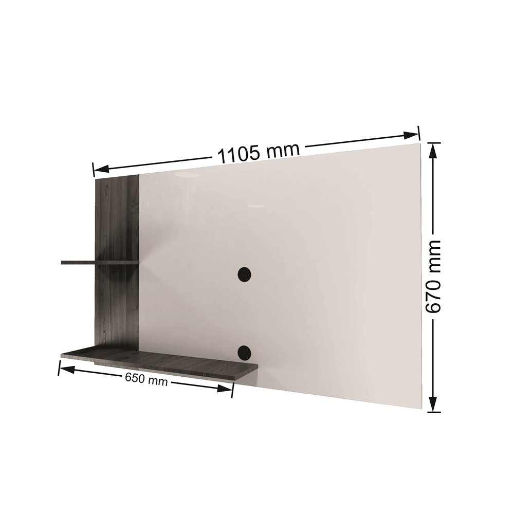 Painel Para TV Até 32 Polegadas 100% MDF Fox Luxo - Branco | MadeiraMadeira
