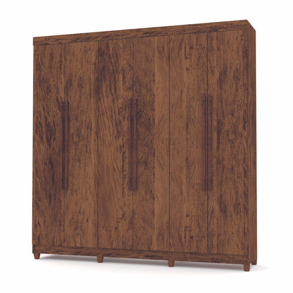 Guarda Roupa Casal 6 Portas Elegance 1003780 Imbuia Rustico ...