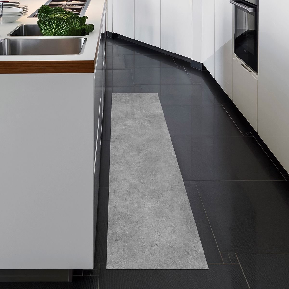 Passadeira Flex 60cm x 1,66m Cimento Kapazi | MadeiraMadeira