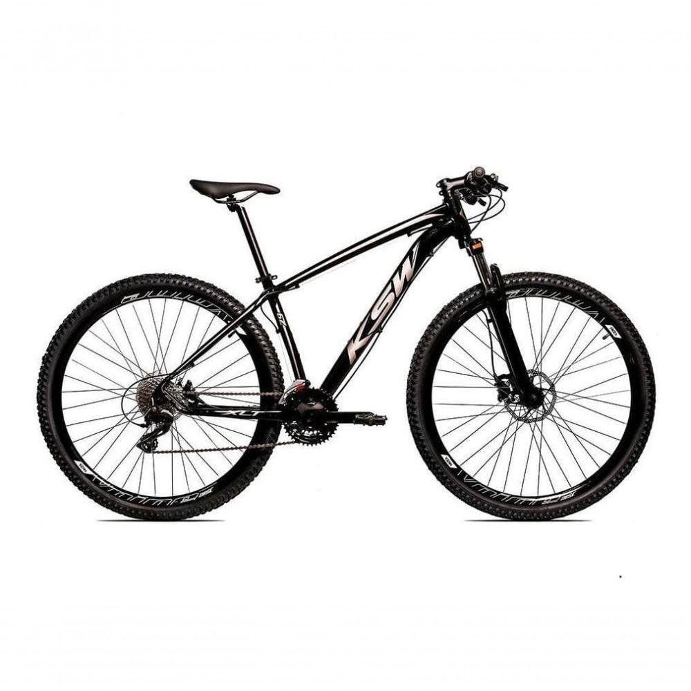 Bicicleta Aro 29 Ksw Alum 27 Vel Freio Disco Hidráulico - Preto-prata ...